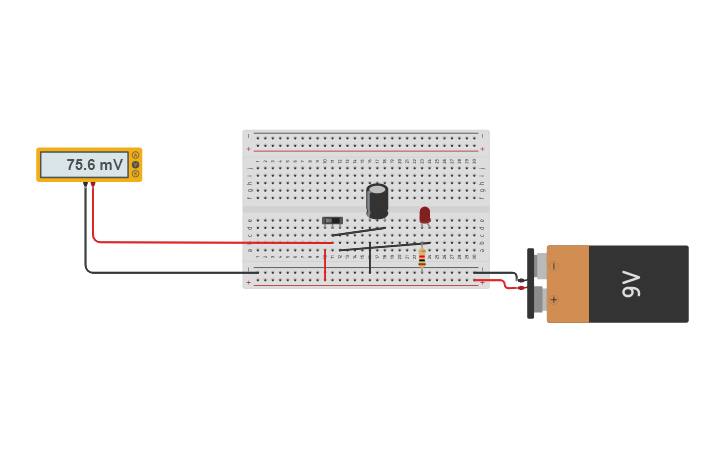 Circuit Design Capacitor Tinkercad