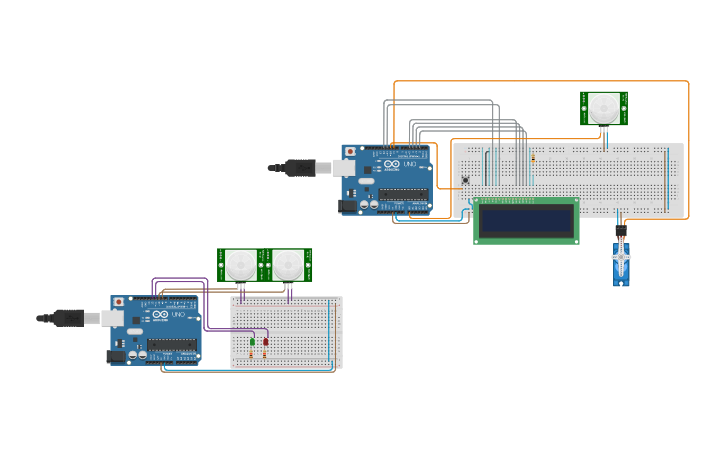 Circuit design ถังขยะ | Tinkercad
