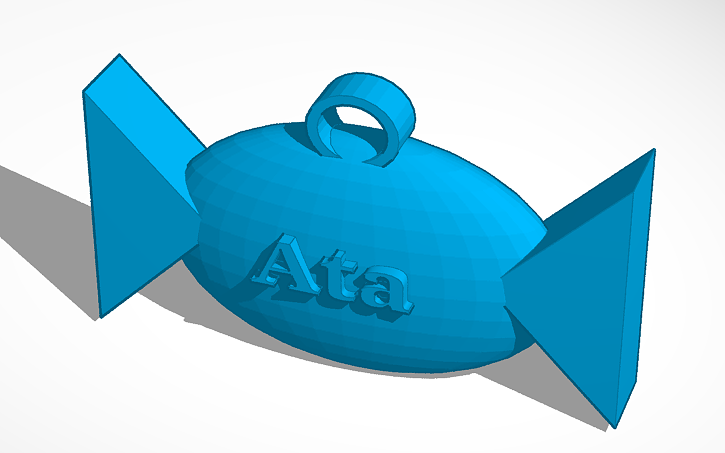 3D design The keychain - Tinkercad