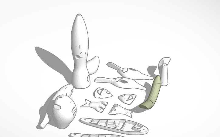 3D design Pack Of Fishing Lures 2 - Tinkercad