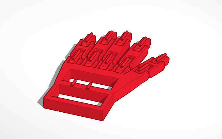 3D design hand - Tinkercad