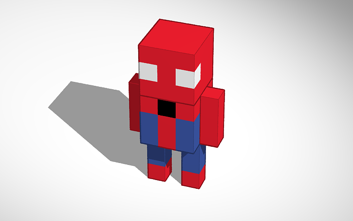 3D design Spider-man - Tinkercad
