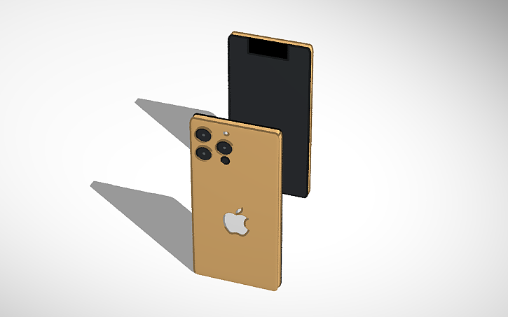 3D design iPhone 12 Pro Max - Tinkercad