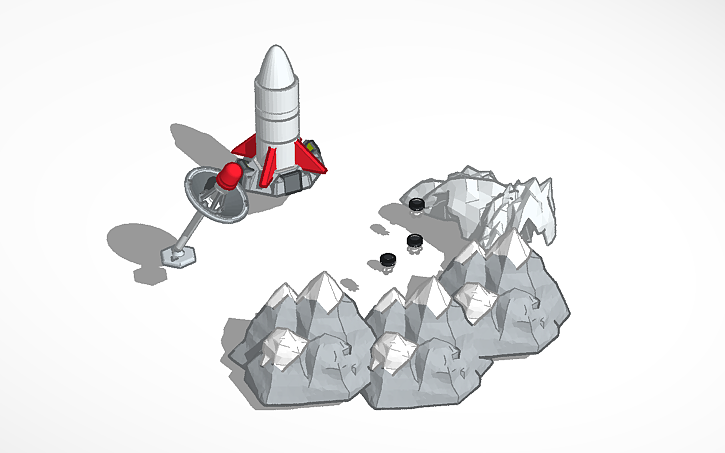 3D design Rocket | Tinkercad