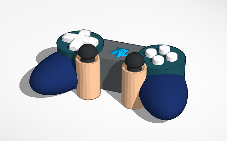 3D design Copy of Joystick - Tinkercad