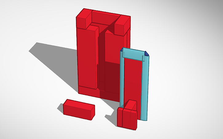 3D design box cutters - Tinkercad