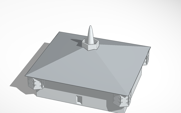 3D design A Doomsday Castle w/Roof | Tinkercad