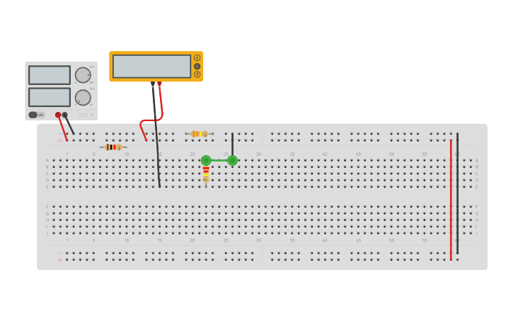 Circuit design Wiring Components - Tinkercad