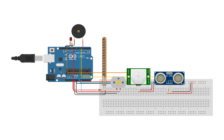 Circuit design combine project - Tinkercad