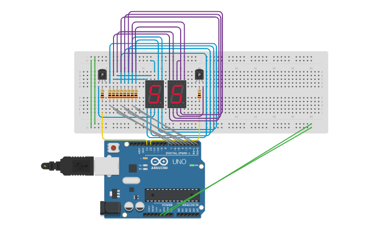 Circuit design Exp 4: no. 2 - Tinkercad