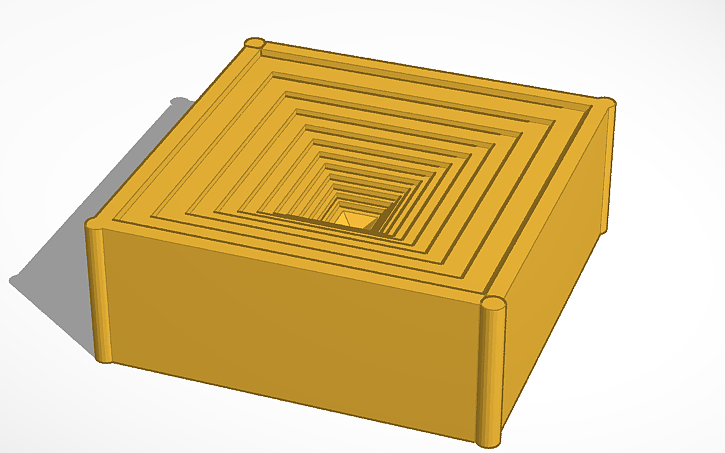 3D design Pyramid Illusion - Tinkercad