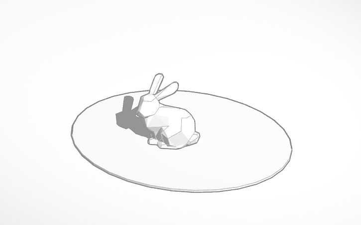 3D design Bunny Bunny - Tinkercad