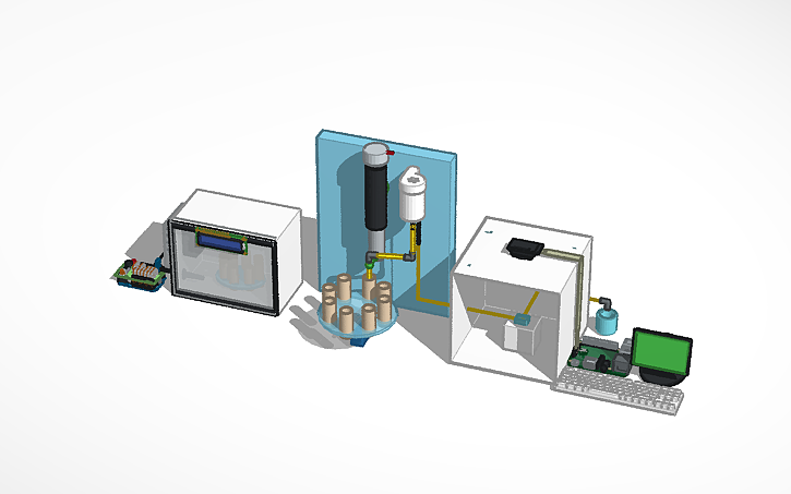 3D design Temperature controlled model - Tinkercad