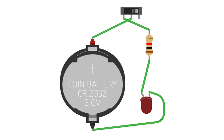 Circuit Design One Lamp Control By Switch Tinkercad 