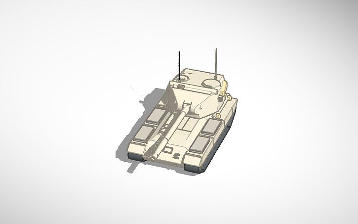 3D design FV215b (183) from World of Tank Blitz - Tinkercad