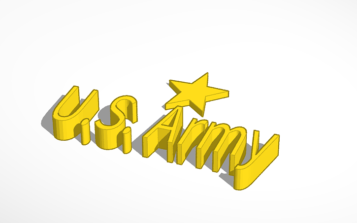 3D design U.S. Army | Tinkercad
