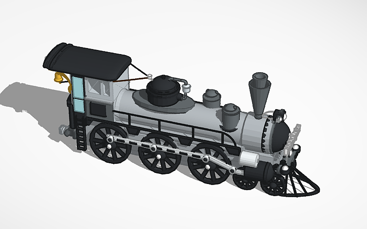 3D design Steam Engine - Tinkercad