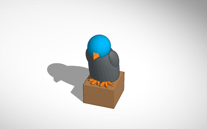 3D design bird - Tinkercad