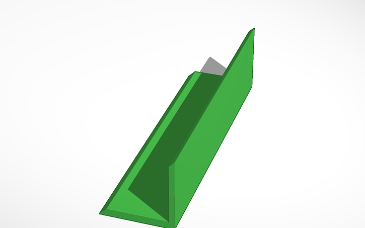 3D design 75x20mm Support Angle - Tinkercad