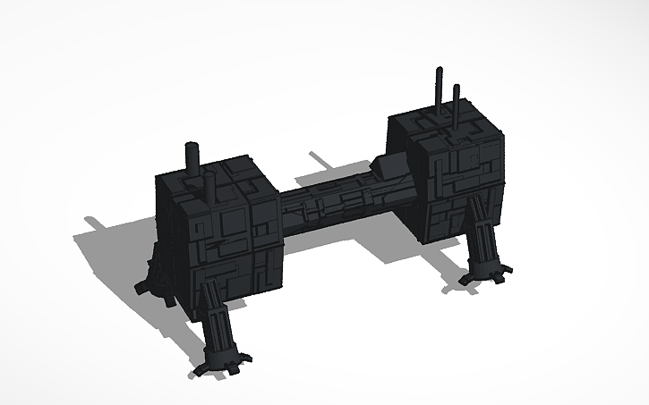 3D design Imperial World Devastator (Dark Empire) - Tinkercad