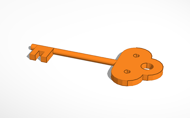 3D design Making a Key | Tinkercad
