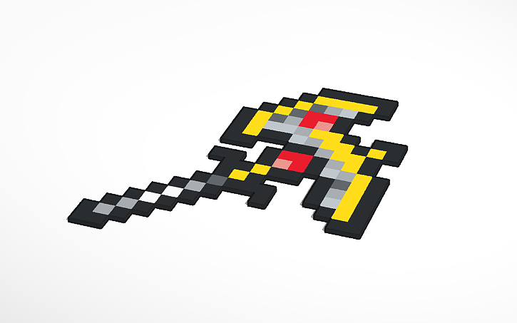 3D design Pickaxe Axe | Tinkercad