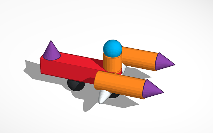 3D design Airplane - Tinkercad