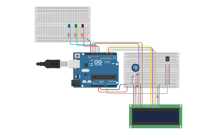 Circuit design PREGUNTA 2 - SUPLETORIO RESUELTO | Tinkercad