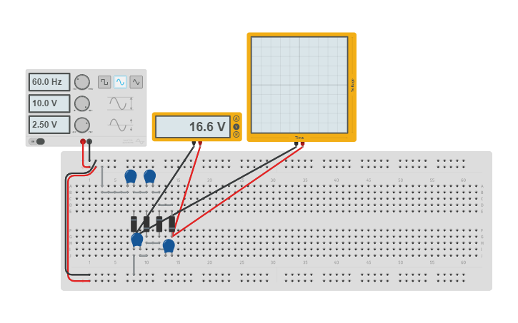 Circuit design Examen 1 Lab Elka 1 | Tinkercad
