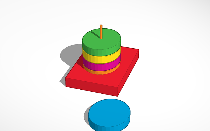 3D design Fraction Tool - Tinkercad