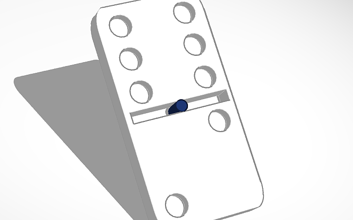 3d Design Domino Tinkercad