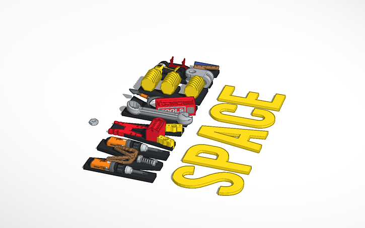 3D design Tools makerspace typography | Tinkercad