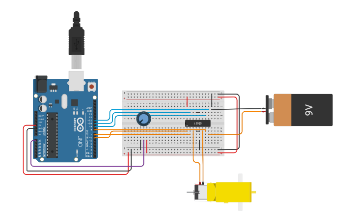 Circuit design Trab 10 | Tinkercad