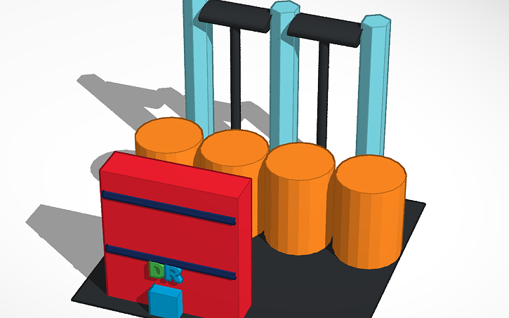 3D design Drilling Rig | Tinkercad