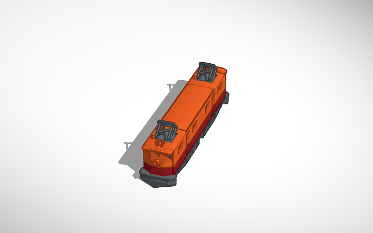 3D design Milwaukee road class ep-3 complete - Tinkercad