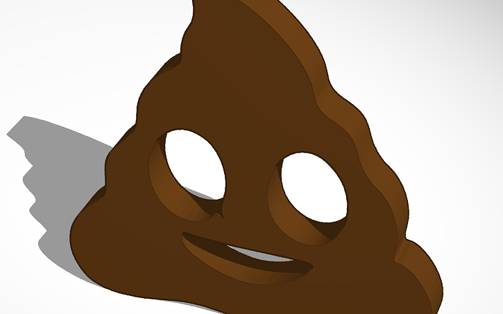 3D design Copy of emoji caca - Tinkercad