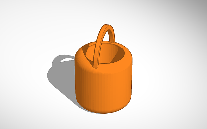 3D design bucket | Tinkercad