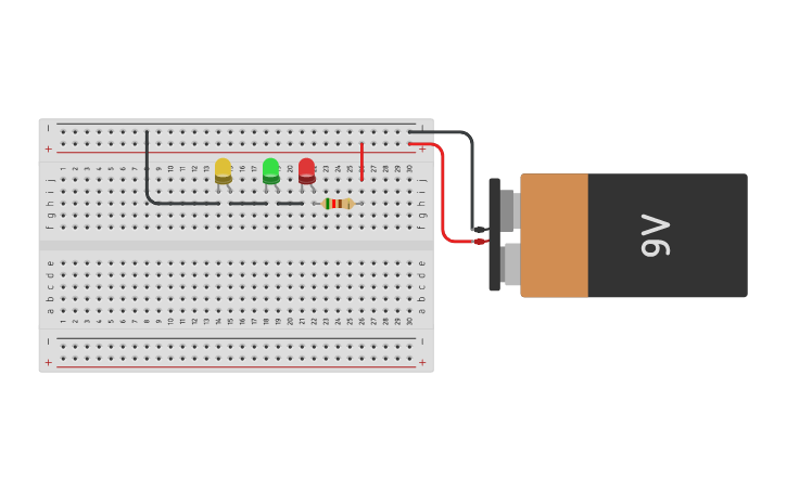Circuit design RAMIREZ MALPICA INGRID DAYANA 910 - SERIE | Tinkercad