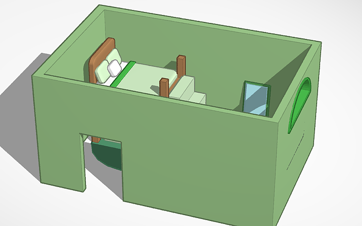 3D design Green Room - Tinkercad