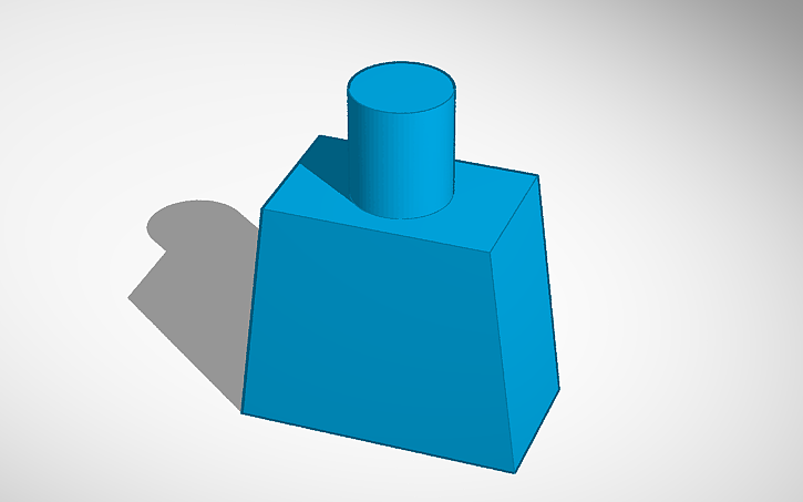 3D design Lego Torso - Tinkercad