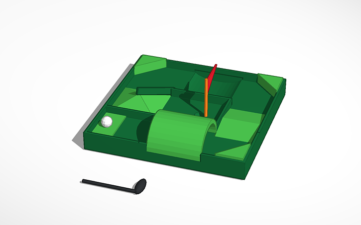 3D design Mini Golf - Tinkercad