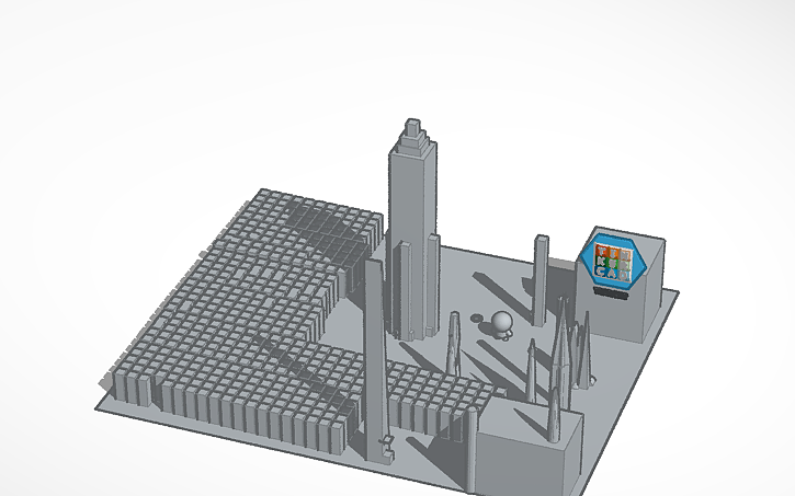 3D design Tinker city | Tinkercad