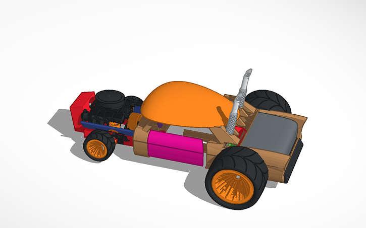 3D design rat rod - Tinkercad