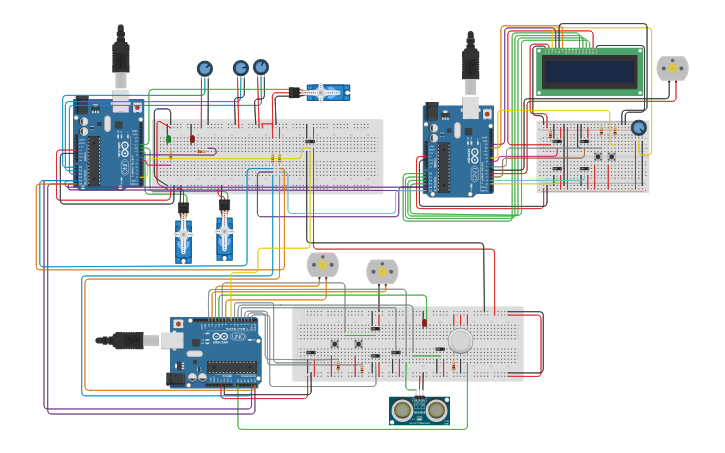 Circuit design Integrated Body Control Module without i2c - Tinkercad