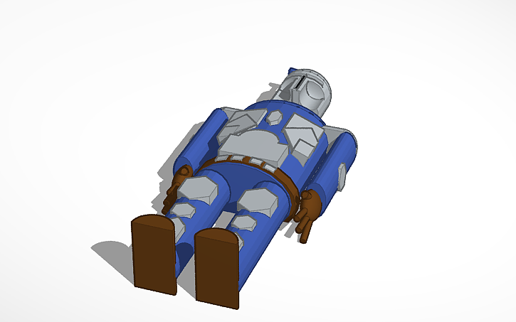 3D design Action Figure, Jango Fett: Jack Lund - Tinkercad