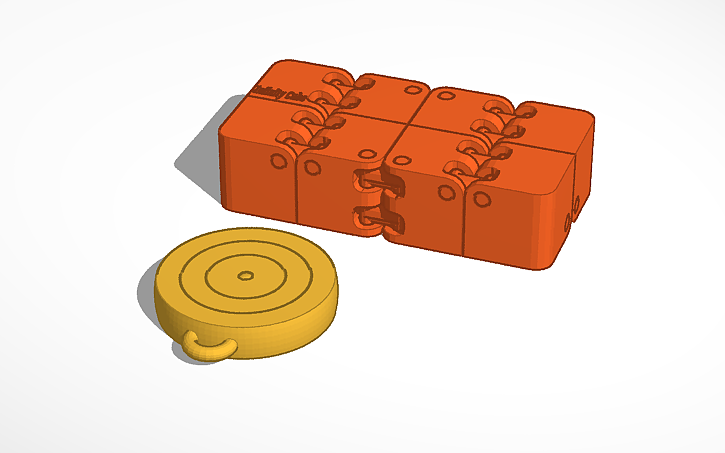 3D design figet toys - Tinkercad