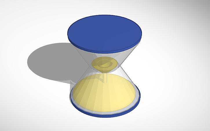 3D design Custom Hourglass | Tinkercad