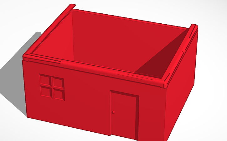 3D design Piggy bank house house 3D Printing Plus - Tinkercad