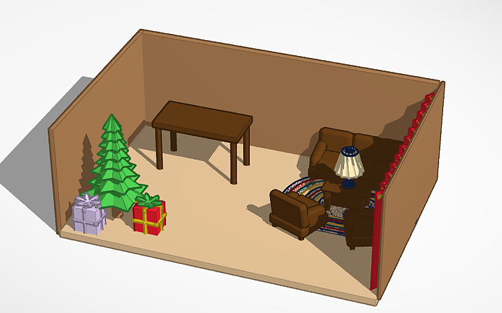 3D design VR Final Project - House date - Tinkercad