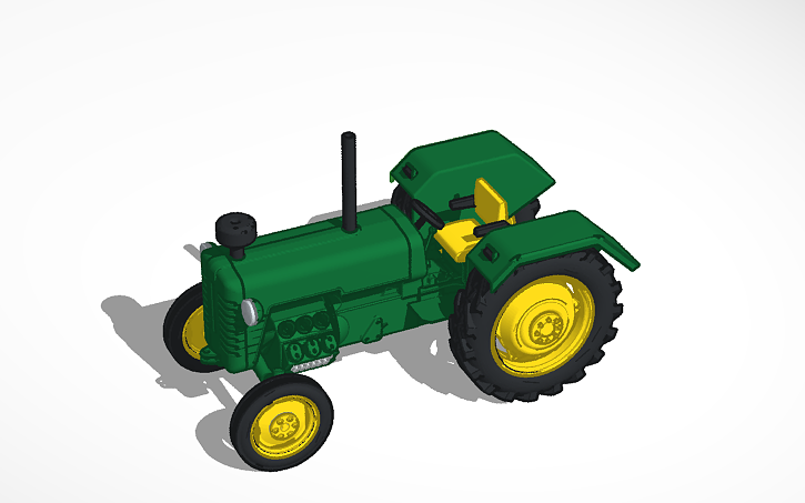 3D design Turner Yeoman Tractor - Tinkercad